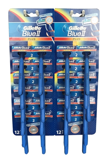 Gillette Blue2 Plus Razor 48 Carded (2x24) 3014260265885 | FmcgStore.com