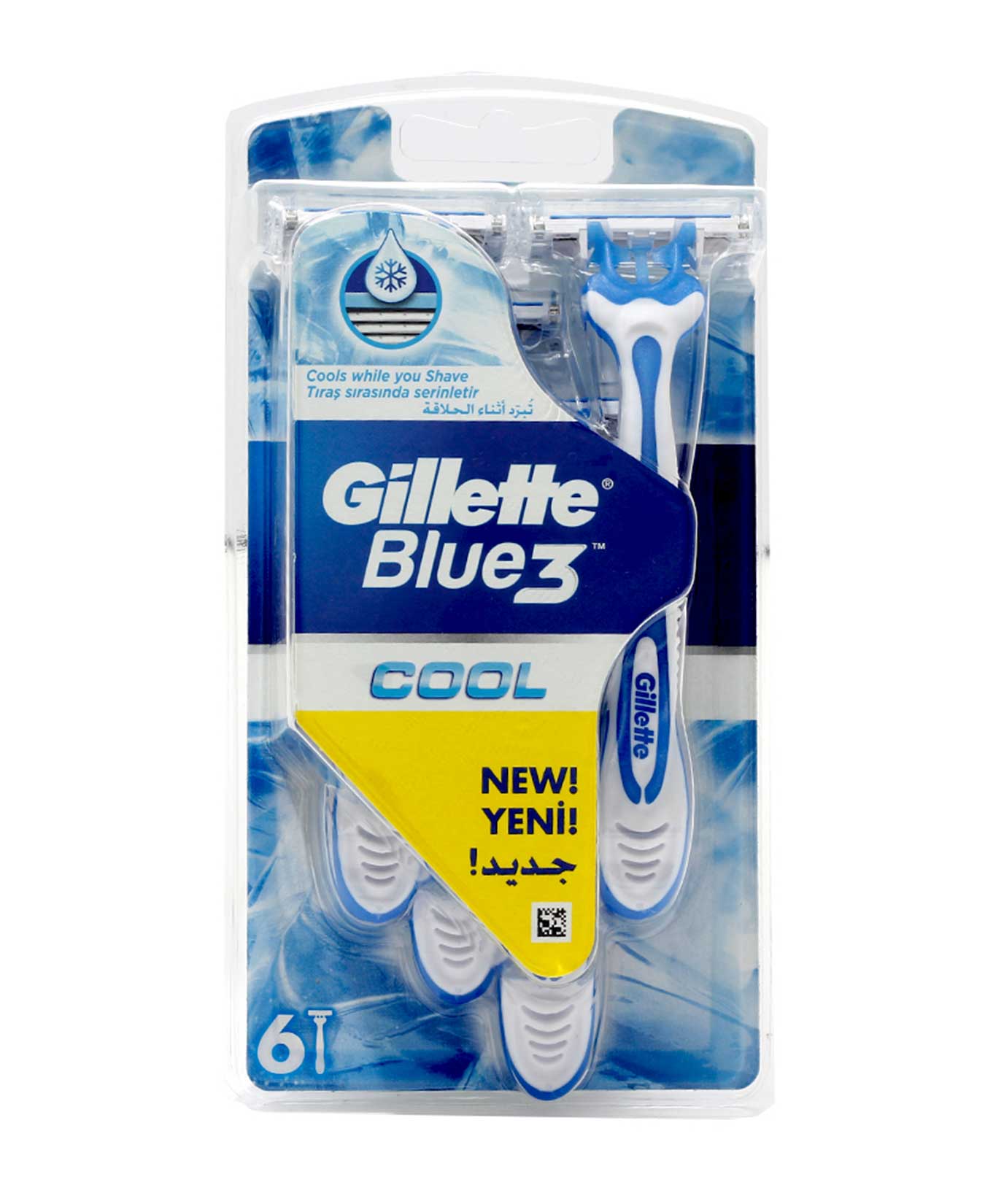 Gillette BLUE 3 COOL 6'S BLISTER | FmcgStore.com
