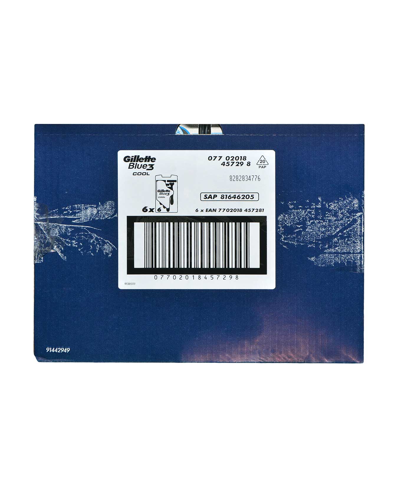 Gillette BLUE 3 COOL 6'S BLISTER | FmcgStore.com