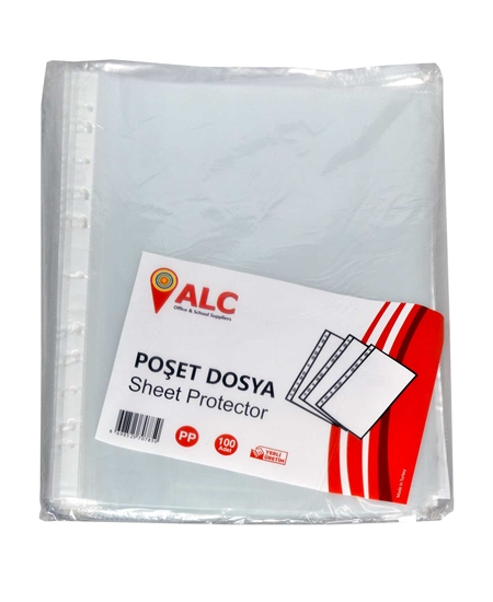 ALC Şeffaf Poşet Dosya 100'lü | FmcgStore.com