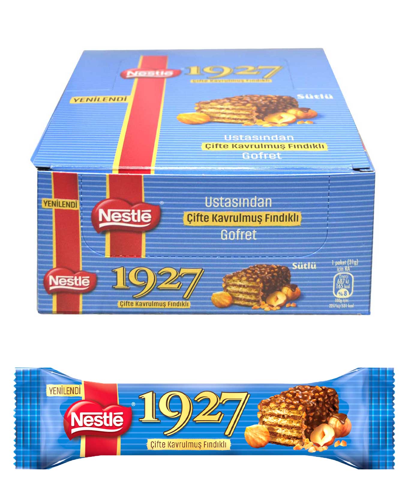 Nestle 1927 Çifte Kavrulmuş Fındıklı Gofret 31 G 8690632761084 ...