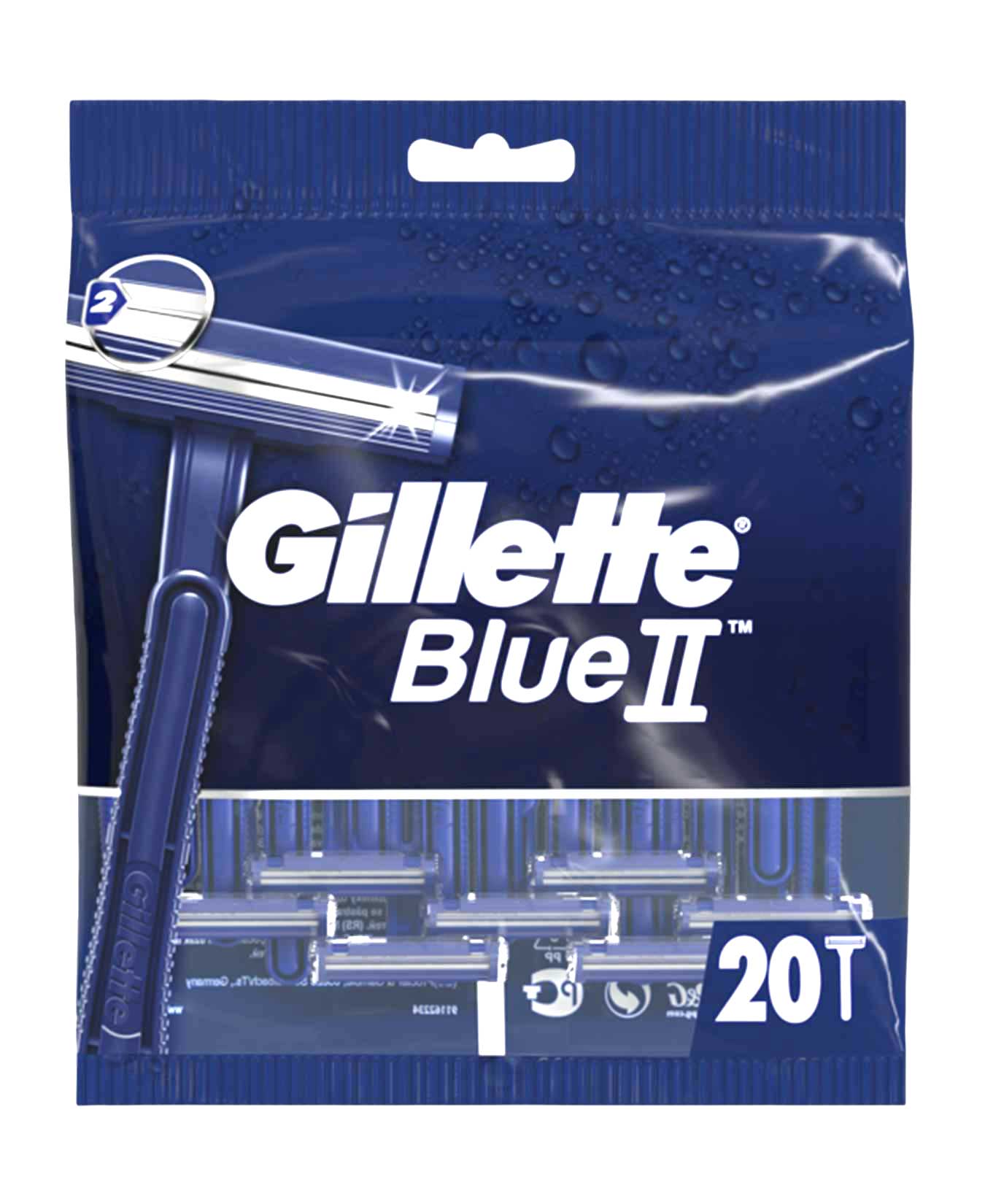 Gillette Blue2 Kullan At Tıraş Bıçağı 20'li Poşet Fırsatı! | FmcgStore.com