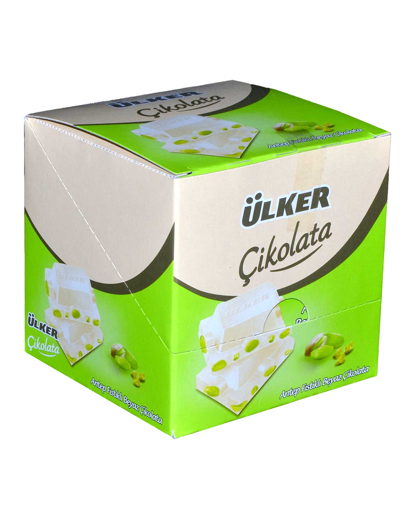 ÜLKER ÇİKOLATA KARE BEYAZ FISTIKLI 65 gr 6lı 8690504961963 | FmcgStore.com