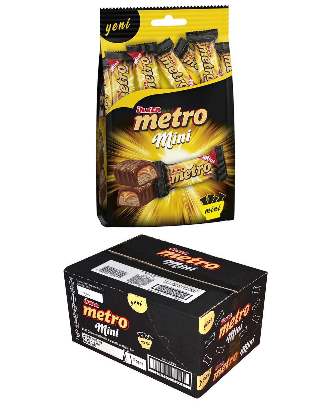 ÜLKER METRO MİNİ 102 gr 10lu 68690504135793 | FmcgStore.com